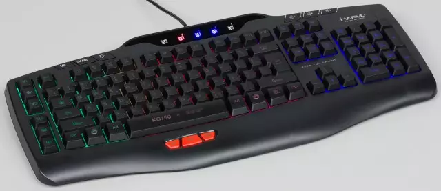 Zaj sawv Backlight thiab tus nqi txaus nyiam - Marvo kg750 keyboard Txheej txheem cej luam 6023_15