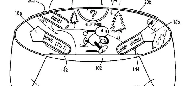 Patent d'un controlador inusual amb una pantalla de Nintendo 61894_1