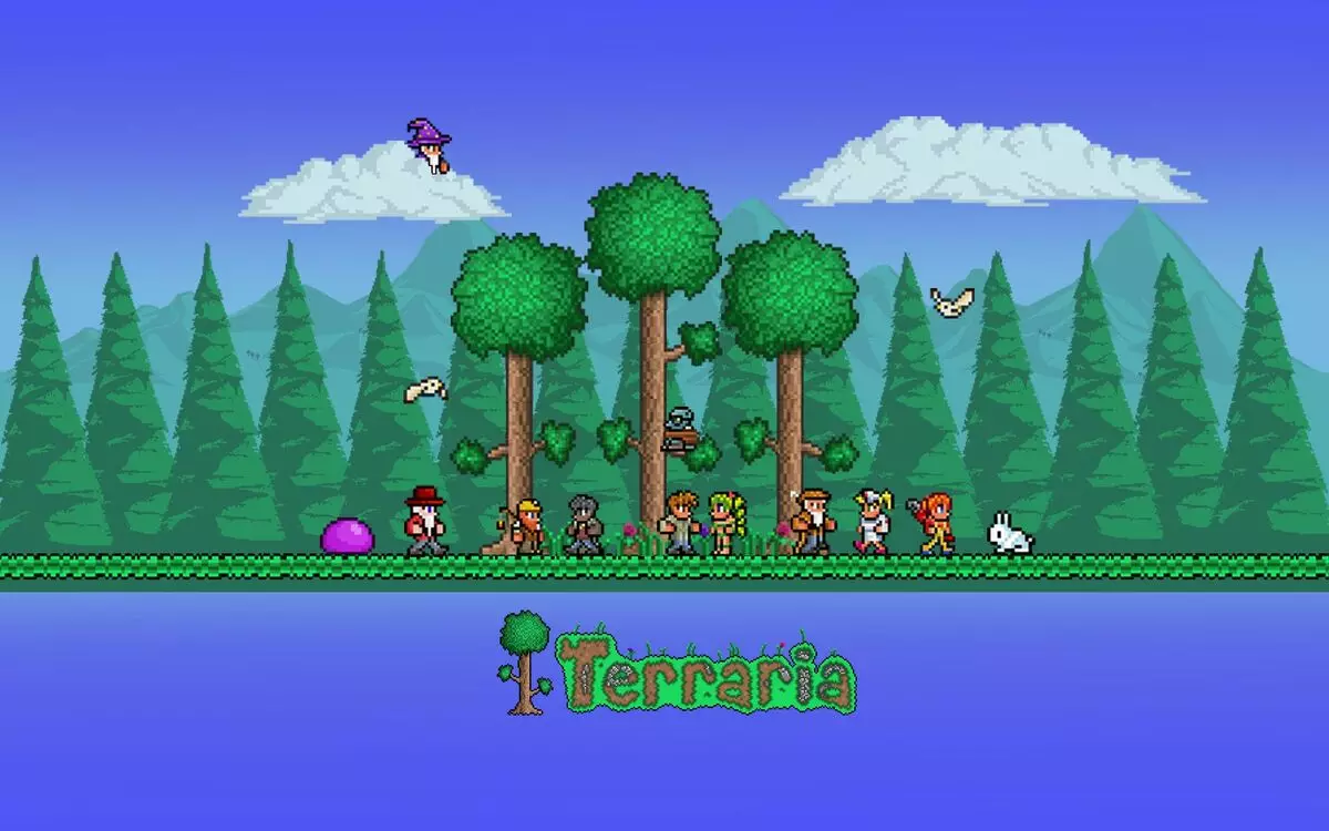 10 xyoo terraria. Qhov kev ua si tau txais hloov tshiab