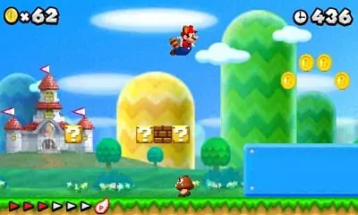 Super Mario Mario Mario ថ្មី។ 2 (3DS) - គ្រុនក្តៅមាស 6495_1