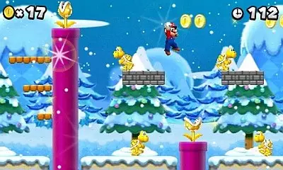 Super Mario Mario Mario ថ្មី។ 2 (3DS) - គ្រុនក្តៅមាស 6495_2