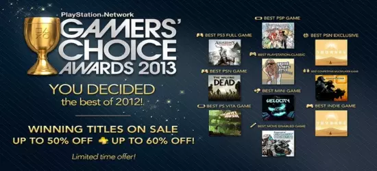 გამარჯვებულები PSN Gamers 'Choice Awards 2013. იყიდება 66666_1