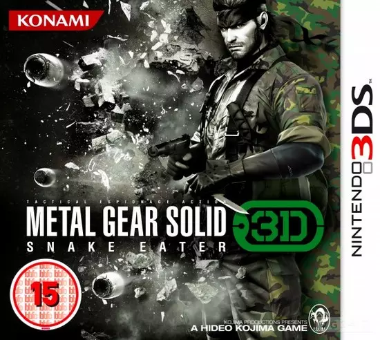 Metal Gear Solid: Snake Eater 3D BoxArt