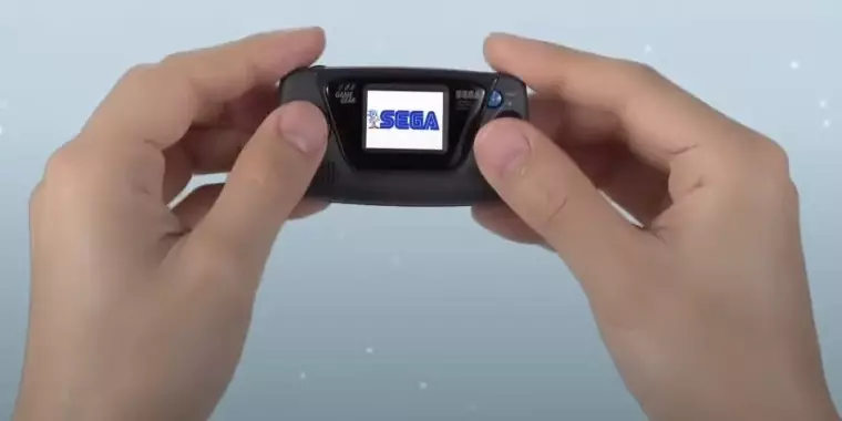 Sega annonserte spillet Gear Micro Miniature Console