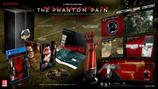 RS-Versi Logam Gear Pepejal 5: Kesakitan Phantom akan kekal selama 2 minggu. Pelbagai edisi. 69860_1