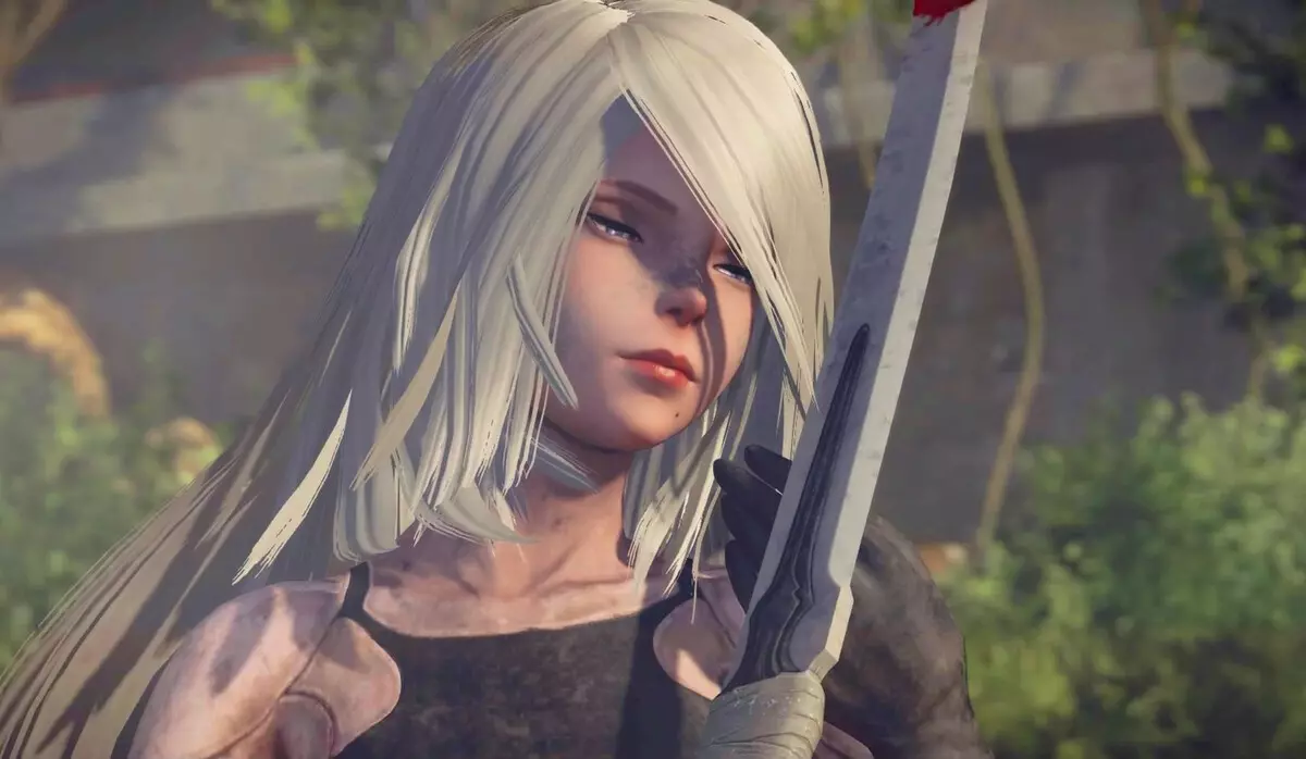 Kecantikan yang sedikit ditutup - ciri terperinci 2A dari Nier Automata