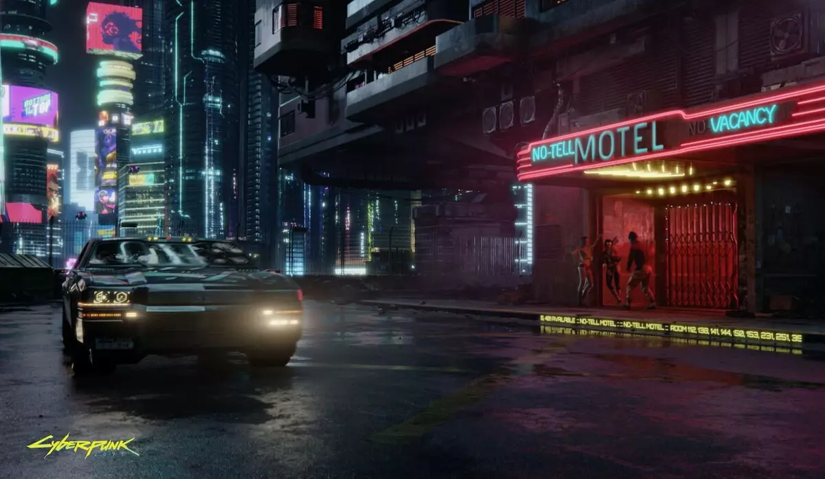 Knight City yang boleh dipercayai - Nvidia menunjukkan tangkapan skrin baru Cyberpunk 2077 dengan jejak sinar