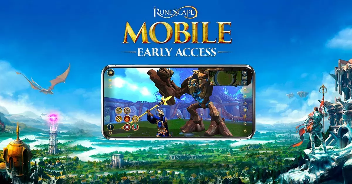 Actualizado Runescape alcanzou os teléfonos intelixentes por 20 anos de vida 7420_1