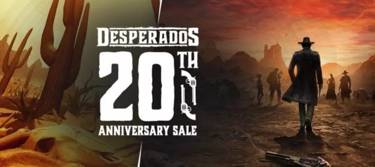 20 гадоў серыі Desperados. У Steam пачынаецца распродаж гульняў серыі Desperados 7489_1