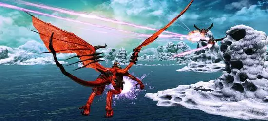 Layar Dragon Crimson.