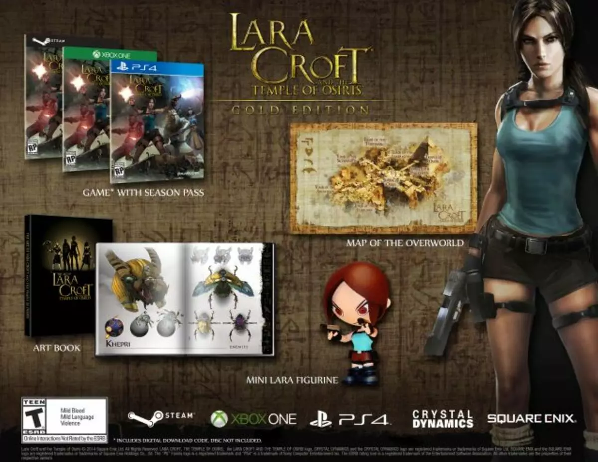 I-Collector's Edition Lara Croft kanye neThempeli lika-Osiris 8136_1
