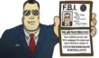 Nododd FBI aelodau o garfan fadfall