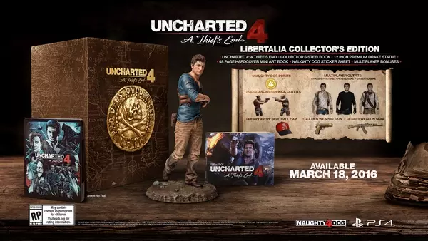 Uncharted 4: vagio galutinio išleidimo data ir kolekciniai leidimai 81765_1