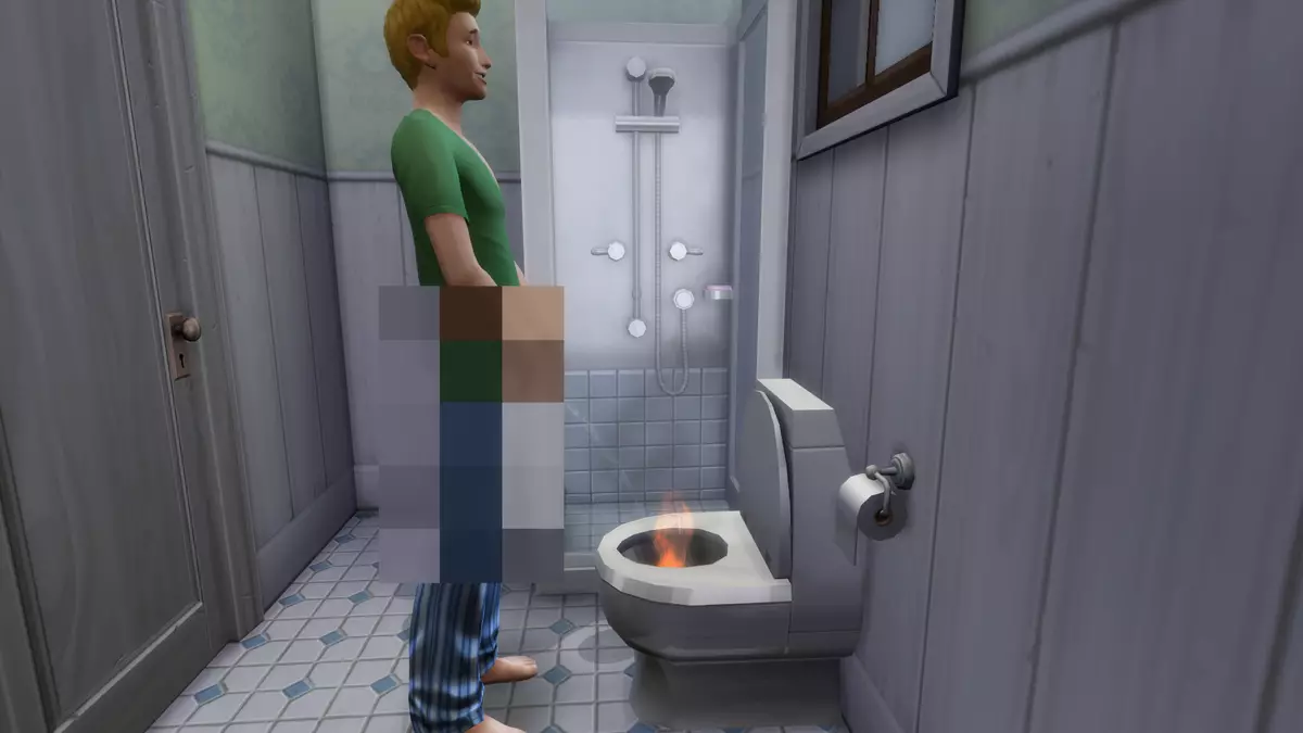 Sims 4: Atnaujinus, simes užsidega į tualetus 8188_1
