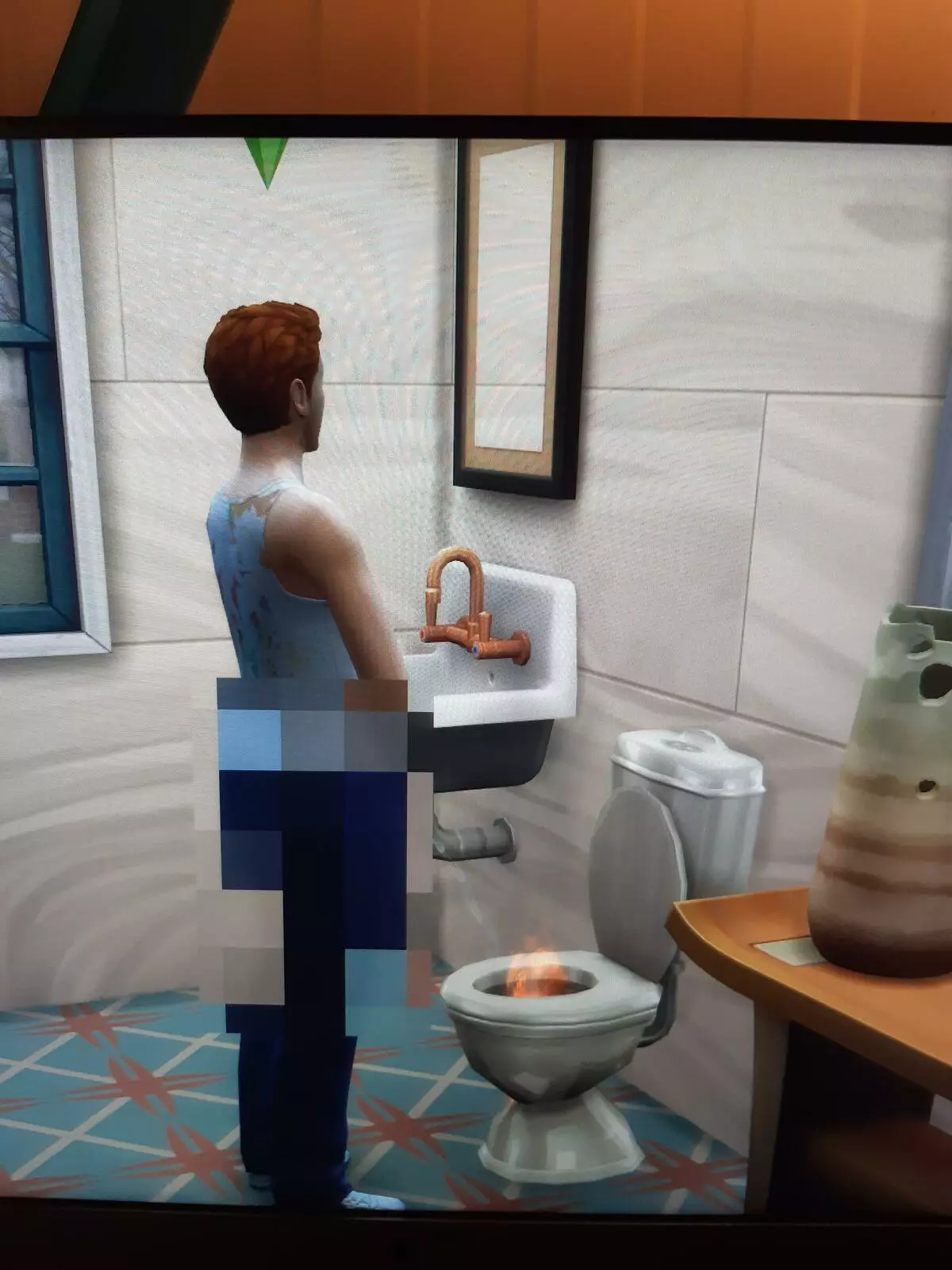 Los Sims 4: Después de actualizar, los simes prendan fuego a los baños. 8188_2