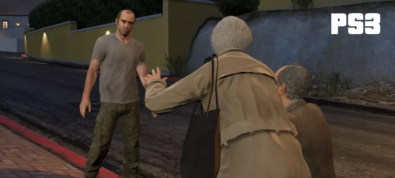 Nije fergeliking fan GTA V foar PS4 en PS3 (ferkear) 81952_6