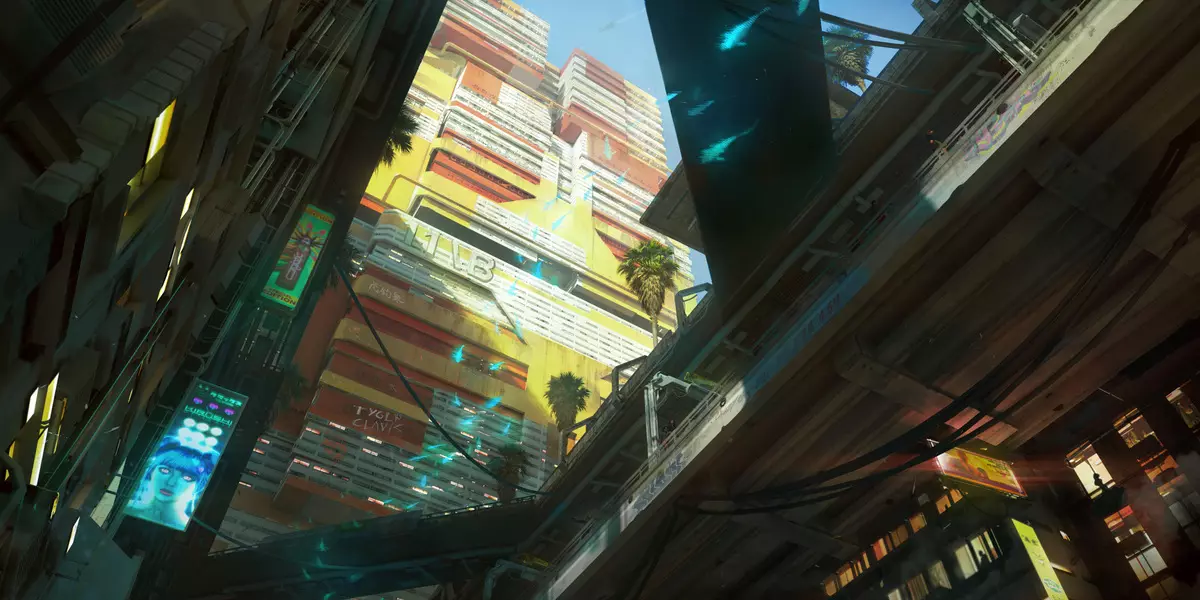 Cyberpunk 2077: Koncept kunst af det mest luksuriøse område af Knight City 8204_4