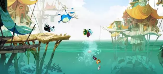 Rayman Legends Bildschirm.