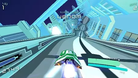 Wipeout Pulse - Skrin Muzik, Penghantaran Clear, Flashing, Vikhori Cepat Pasangan 8514_1