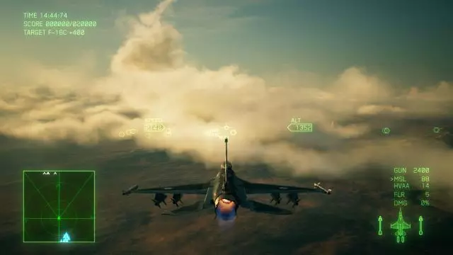 I-Ace Combat 7: Isibhakabhaka esingaziwa - Isibhakabhaka esijulile esiluhlaza 8679_2