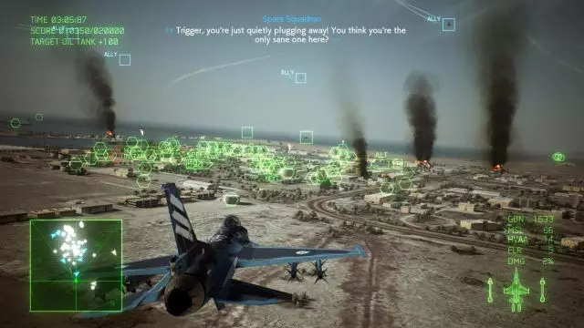 I-Ace Combat 7: Isibhakabhaka esingaziwa - Isibhakabhaka esijulile esiluhlaza 8679_3