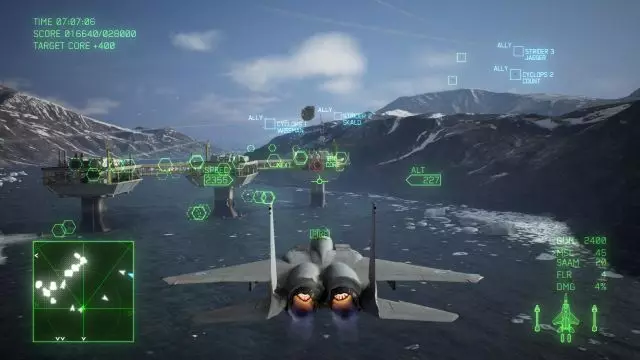 I-Ace Combat 7: Isibhakabhaka esingaziwa - Isibhakabhaka esijulile esiluhlaza 8679_4