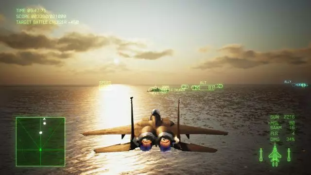 I-Ace Combat 7: Isibhakabhaka esingaziwa - Isibhakabhaka esijulile esiluhlaza 8679_7